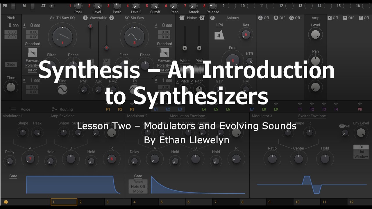 Introduction to Synthesis: Modulation (LFO's, Envelopes) - YouTube