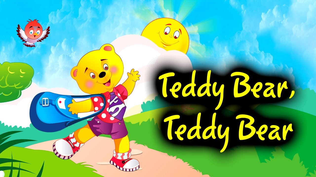Teddy Bear Teddy Bear turn around | English Nursery Rhyme with Lyrics ...