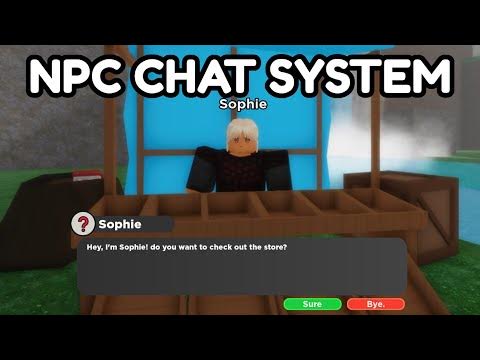 Roblox Studio | NPC Chat System - YouTube