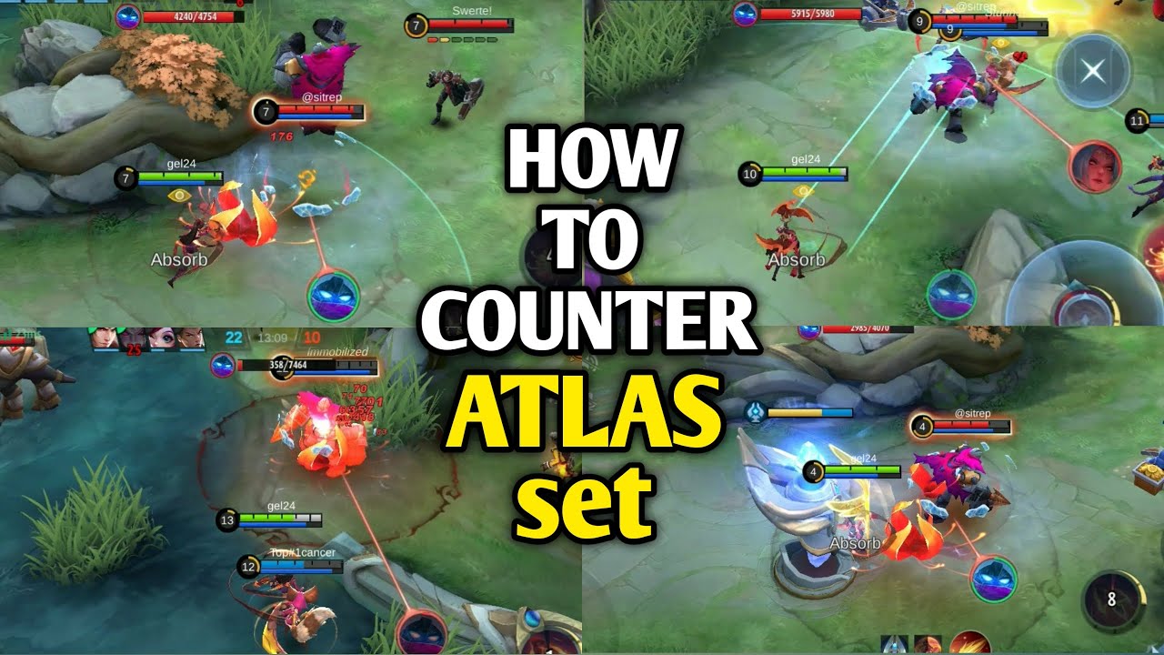 how to couter atlas ultimate - mobile legends - YouTube
