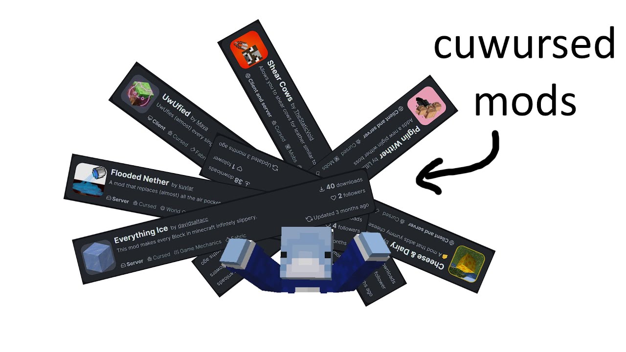 the worst minecraft mods i could find - YouTube