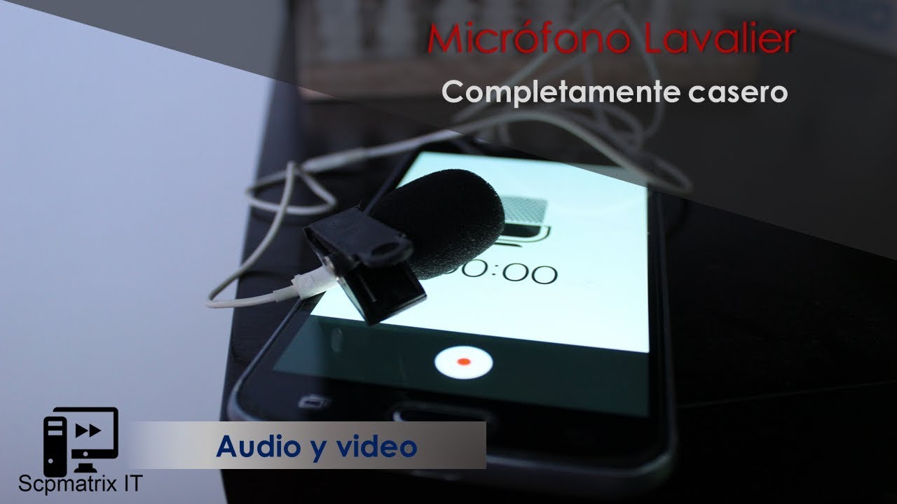 Como hacer un micrófono Lavalier casero | 1ra temporada - YouTube
