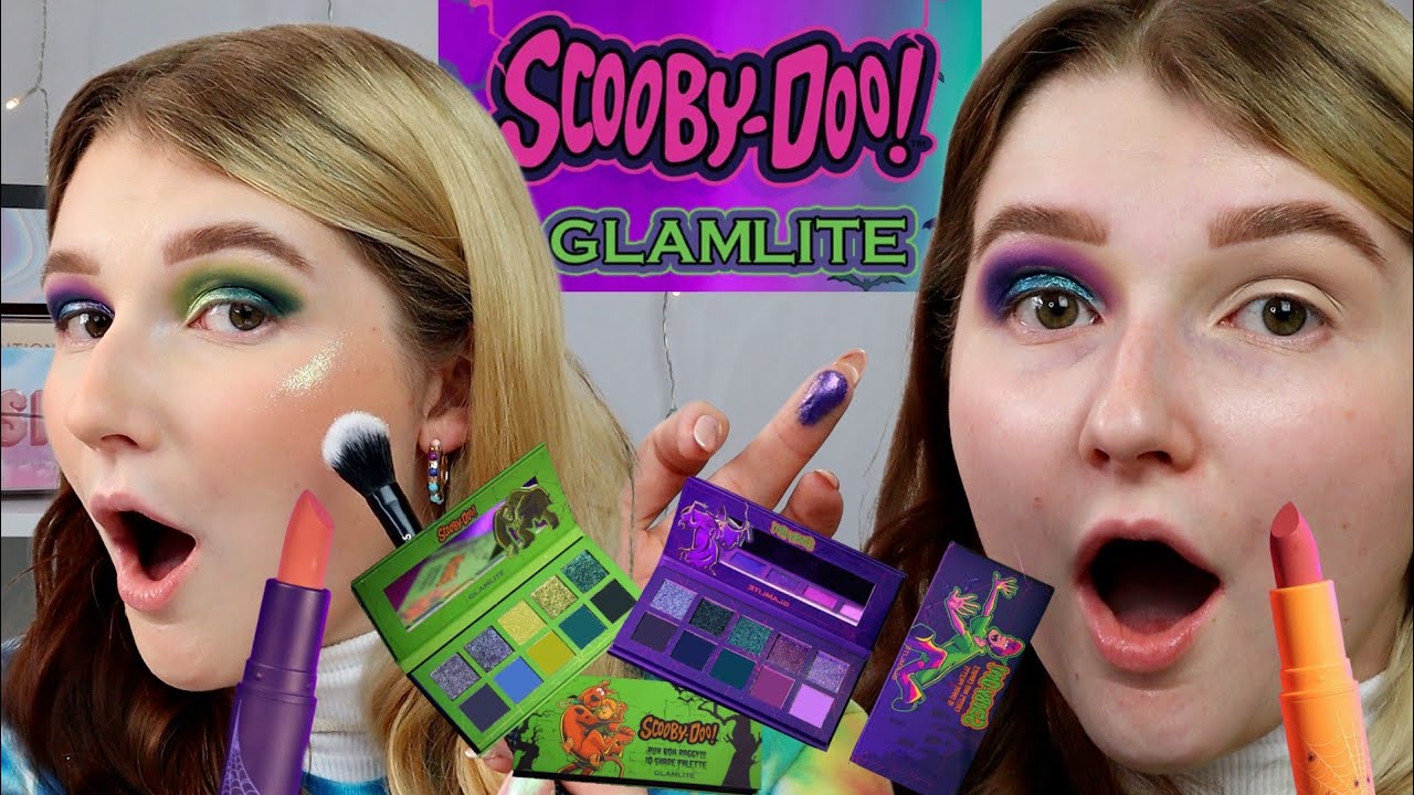 NEW GLAMLITE X SCOOBY-DOO FULL MAKEUP COLLECTION TESTING AND REVIEW ...