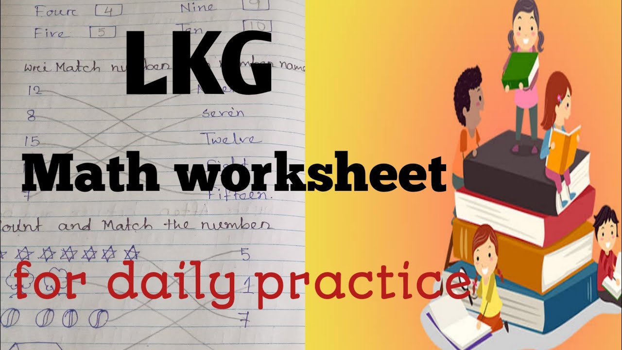 Math worksheet for LKG ll LKG Math worksheet for Daily practice ll ...
