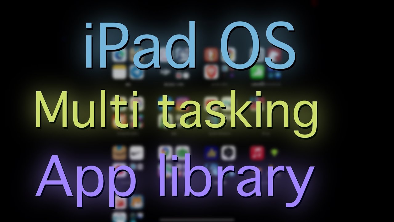 【iPad OS】Multitasking is comfortable with App Library - YouTube
