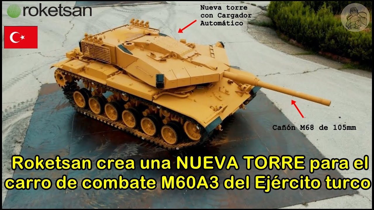 La empresa ROKETSAN crea una NUEVA TORRE para el carro de combate M60A3 ...