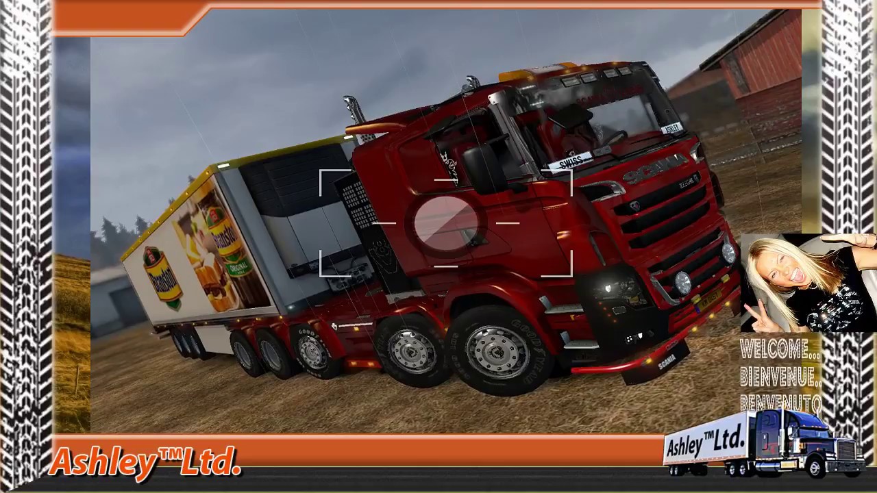 ETS2 - Ashley's Ltd Transport ...just a little trip ;-) - YouTube