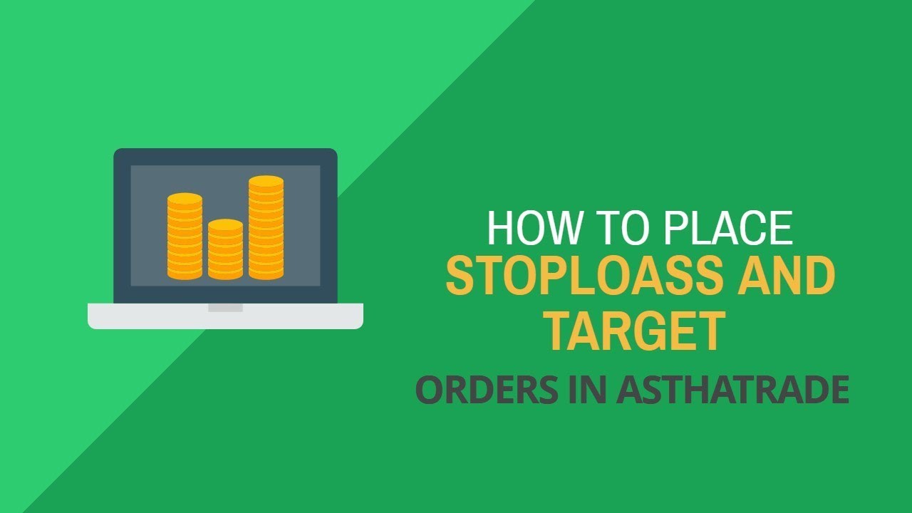How to place Stop loss order in Astha trade mobile app - YouTube