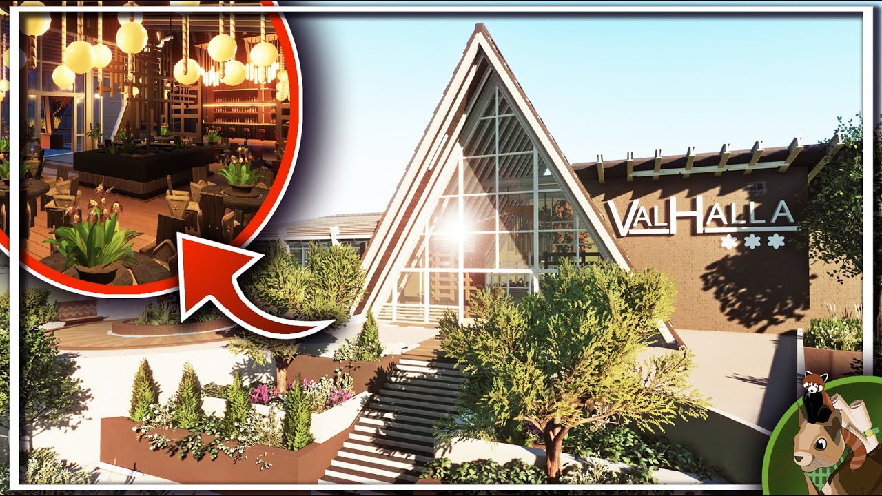 Upscale Modern Restaurant | Eve Zoo | Planet Zoo Speedbuild - YouTube