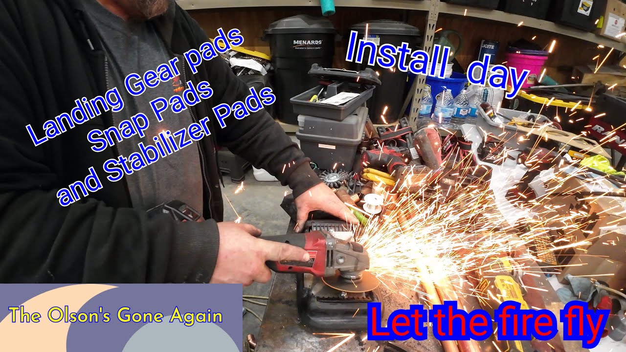 Installing 9 inch landing gear base with snapPad - YouTube