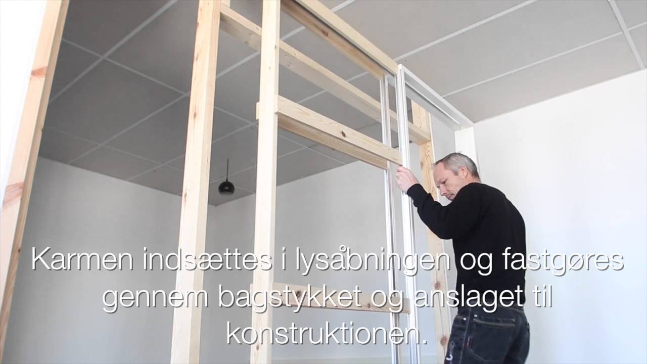 Montering af SVALK indbygningskarm HD - YouTube