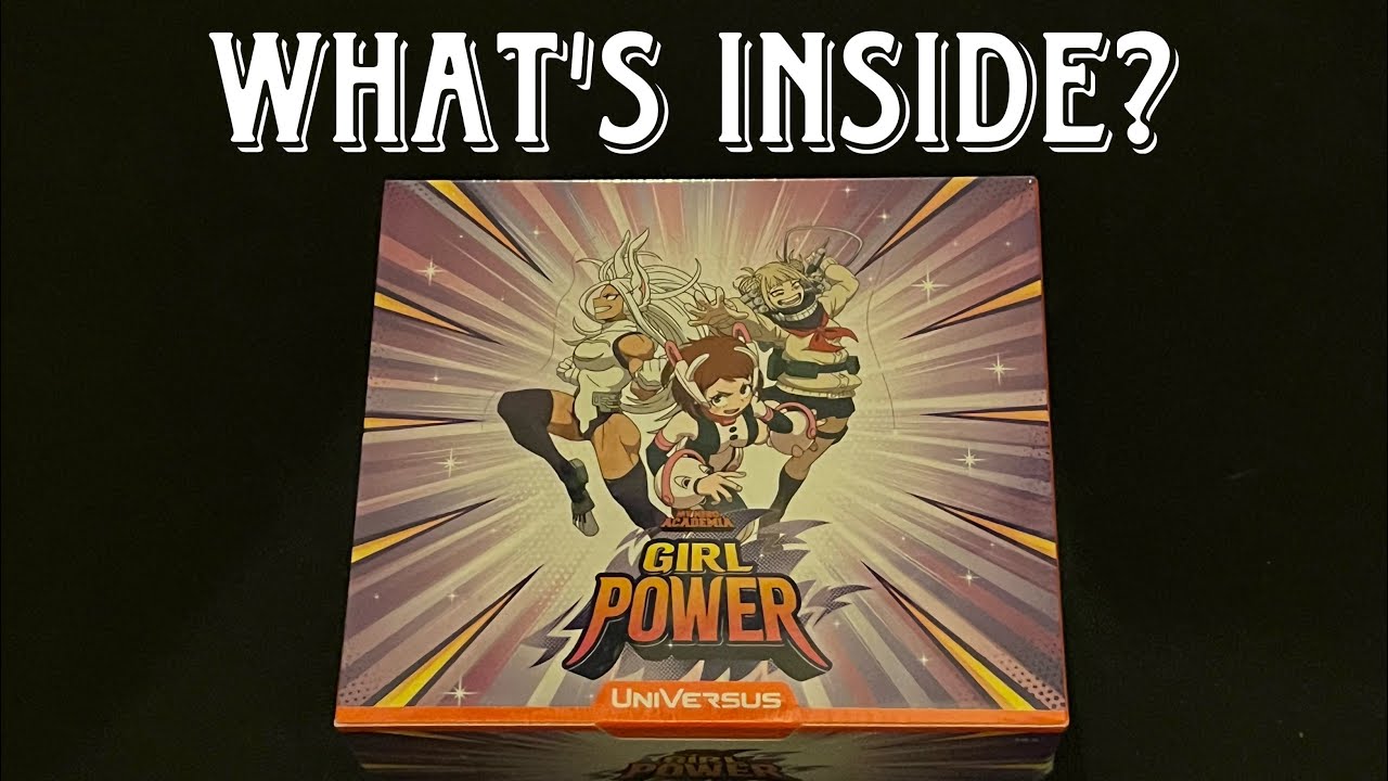 Universus - My Hero Academia Girl Power Box Opening - YouTube