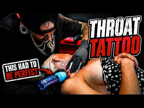 This Throat Tattoo Stencil Was a Nightmare