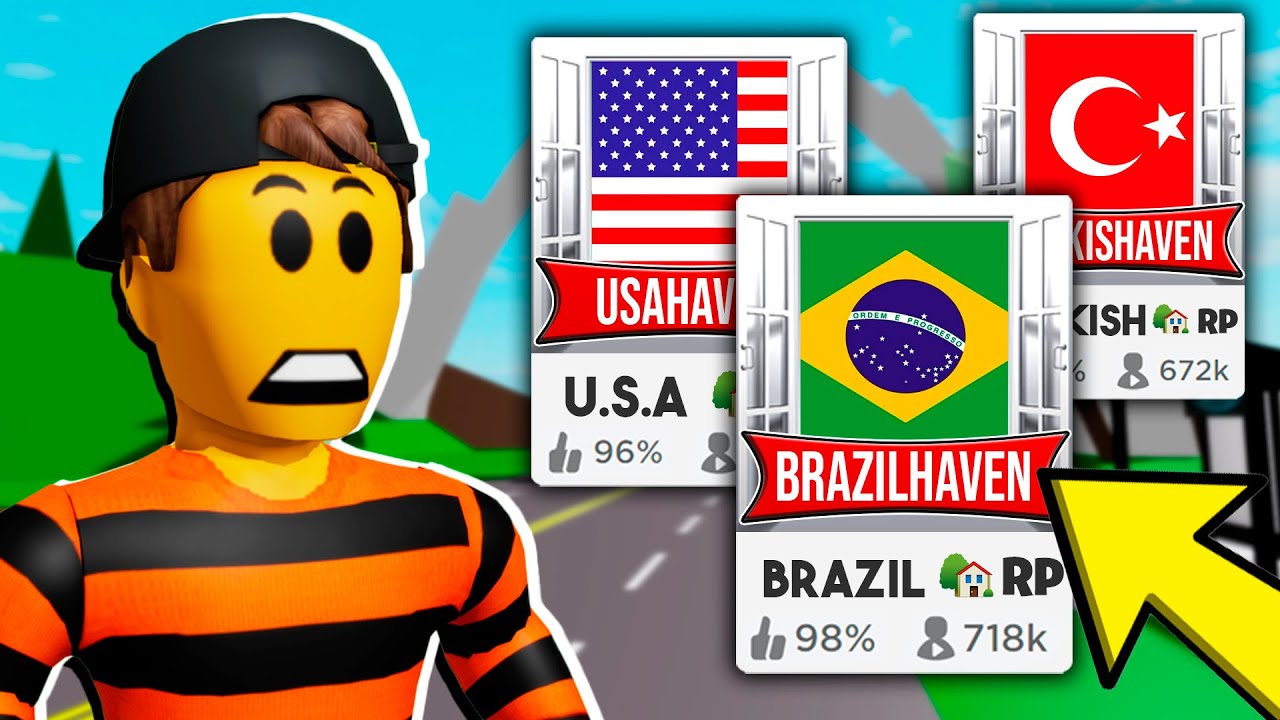 I PLAYED BROOKHAVEN FROM EVERY COUNTRY... - YouTube
