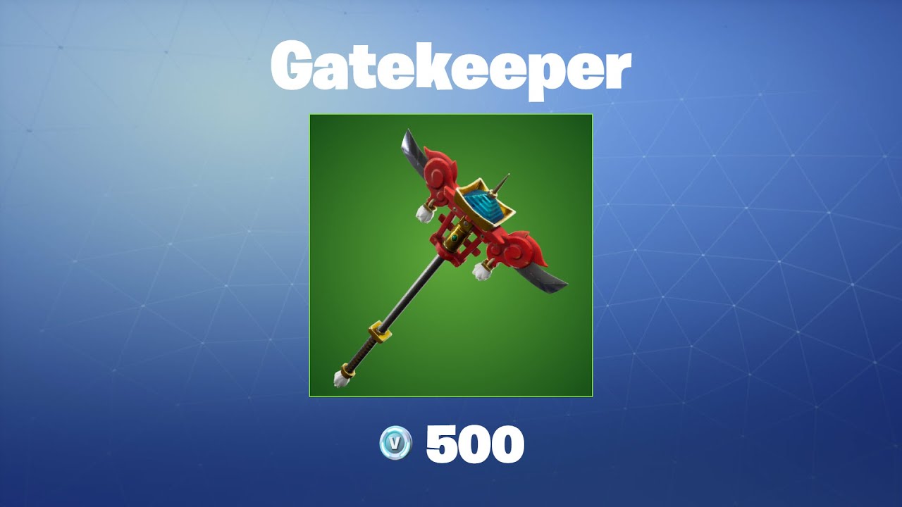 Gatekeeper | Fortnite Pickaxe - YouTube