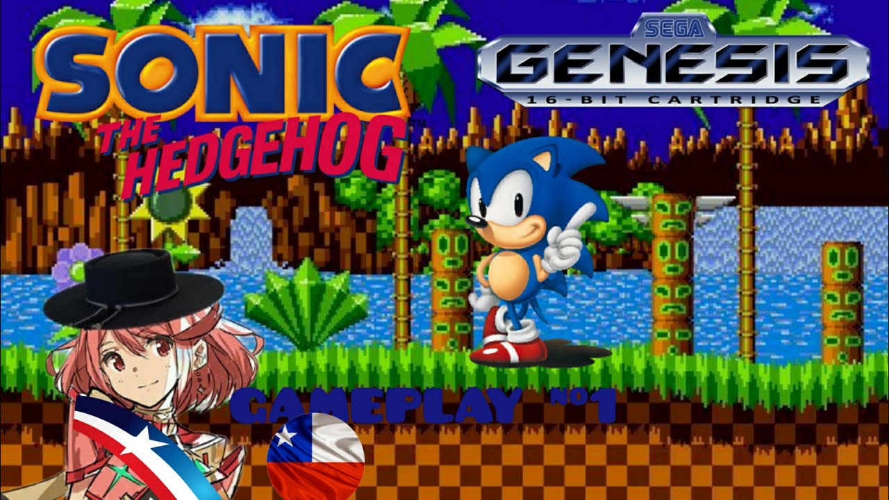 "En 1991 nació un ícono"... Sonic The Hedgehog--SEGA GENESIS/ MEGA ...