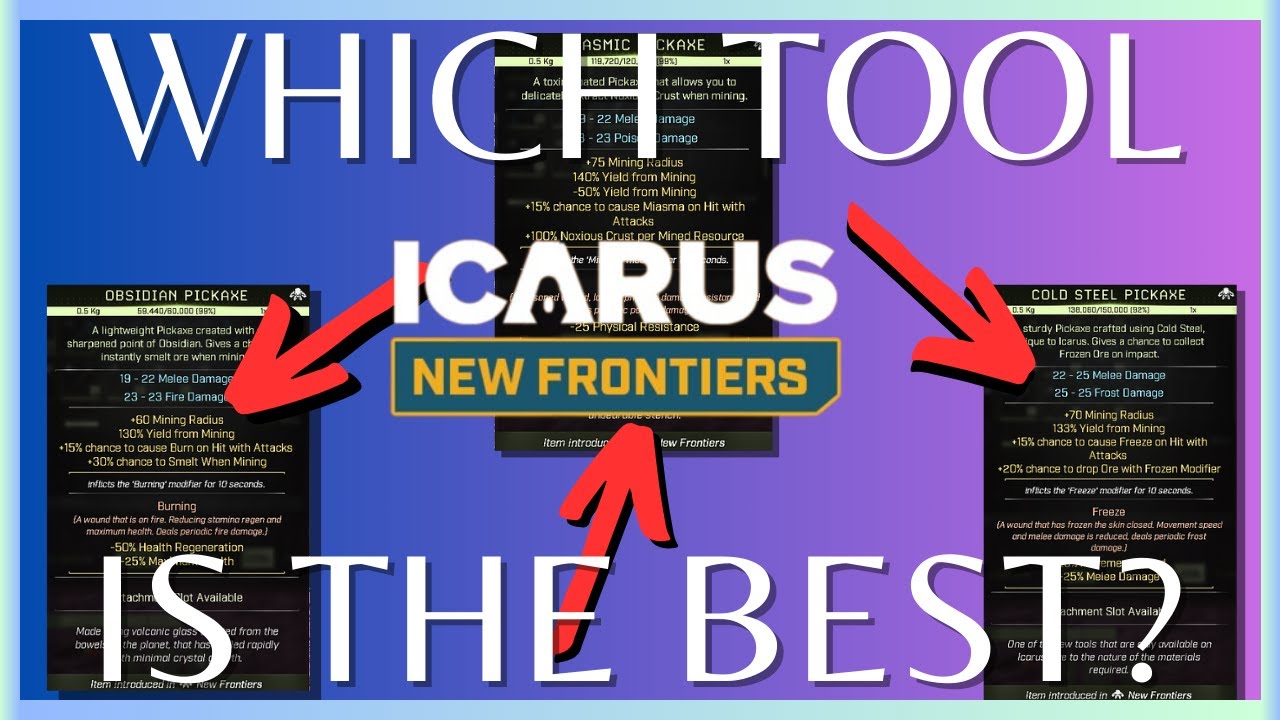 Icarus New Frontier DLC Tools Guide and Tips - YouTube