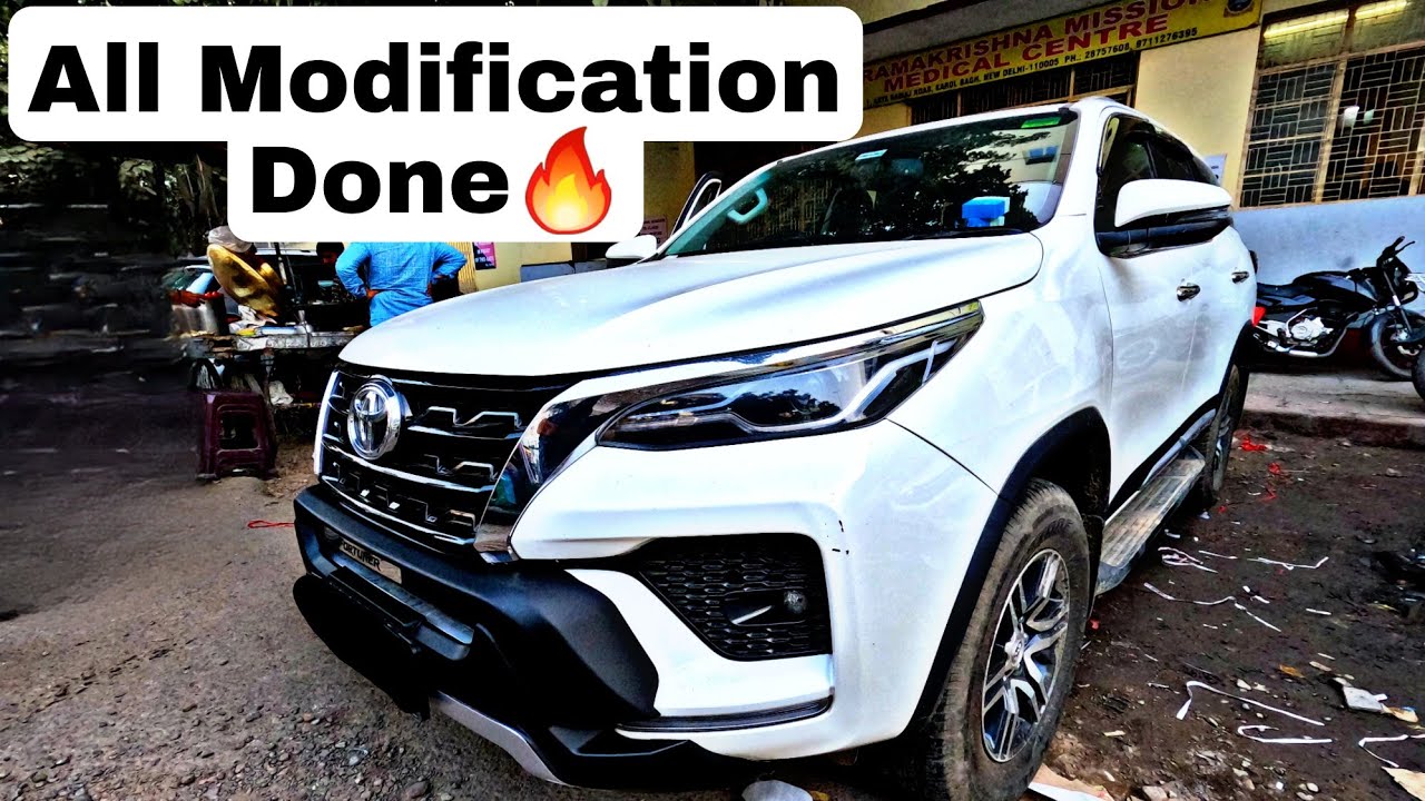 fortuner modified 2022 | fortuner accessories karol bagh | fortuner ...