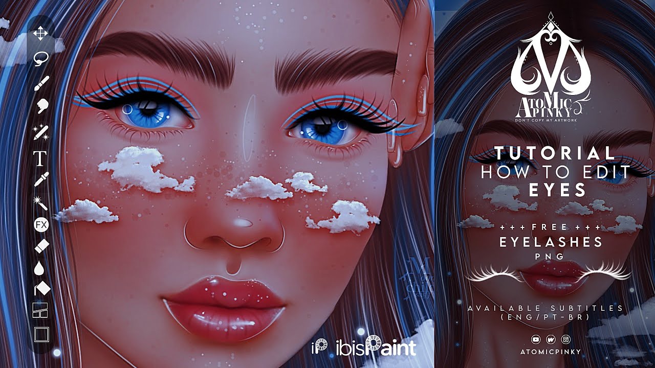 Tutorial 18: Editing eyes [complex] | ibisPaint X - YouTube