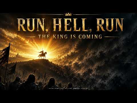 RUN, HELL, RUN — THE KING IS COMING!
