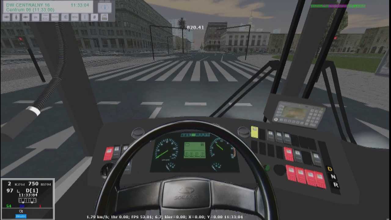 VirtualBus- Warszawa, linia 507 (Solaris Urbino 18 MZA W-wa #8369 ...