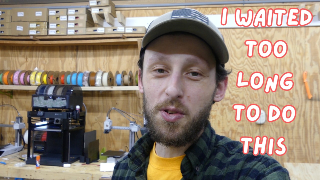 From Cluttered Woodshop to Efficient 3D Print Farm! Major Workshop ...