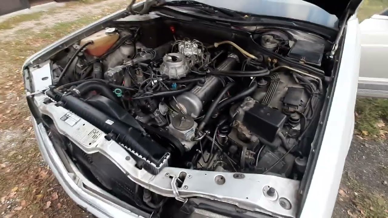 W126 500/380 SEC - Uruchomienie silnika. - YouTube