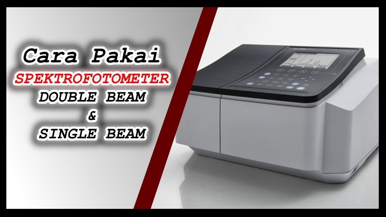 Cara Penggunaan Spektrofotometer UV-VIS Double Beam 1800 Shimadzu - YouTube
