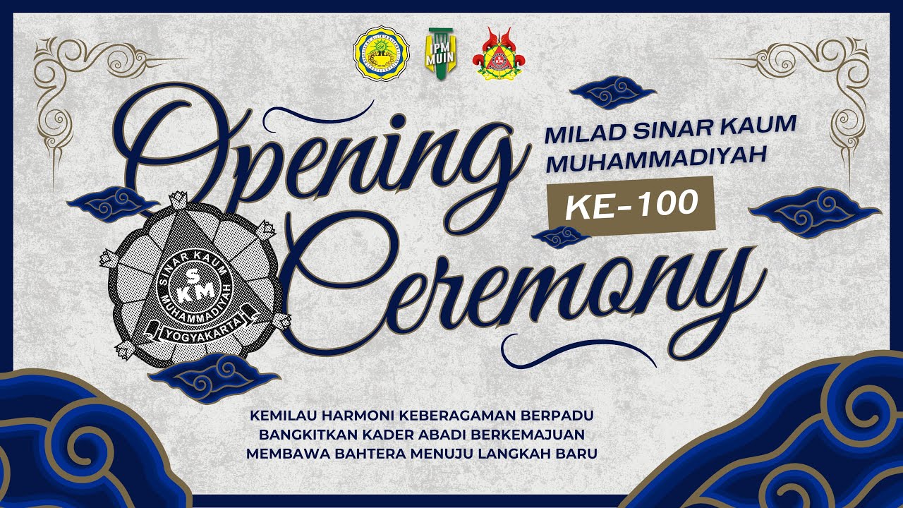 OPENING CEREMONY MILAD SINAR KAUM MUHAMMADIYAH KE-100 - YouTube