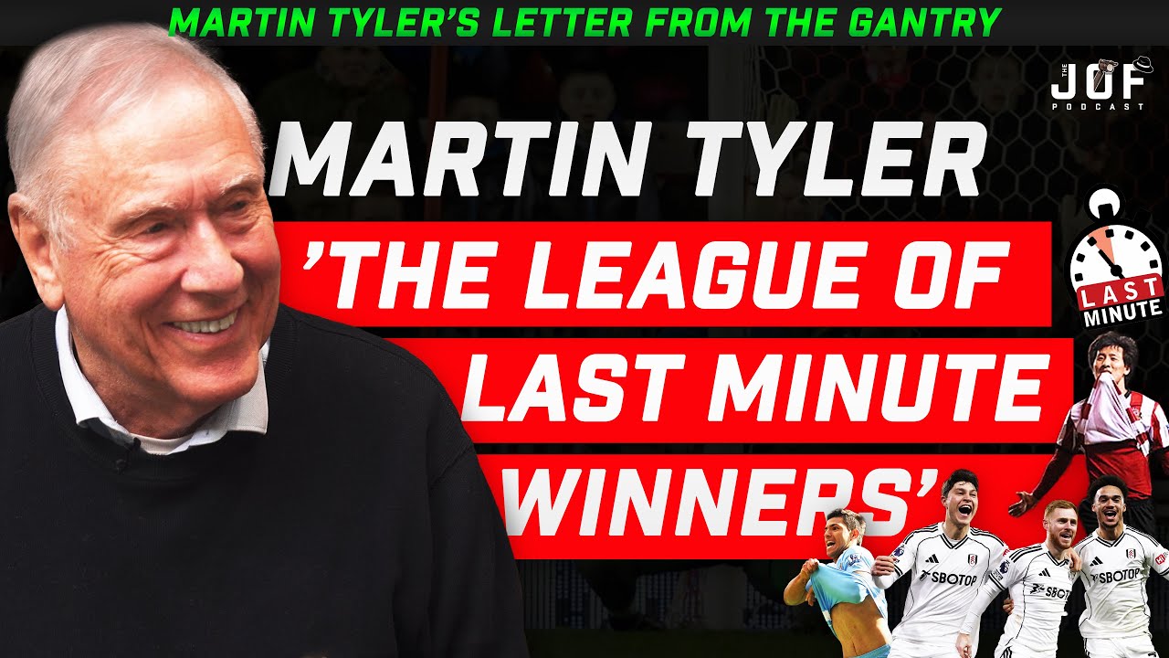 From Aguerooo to JI - Martin Tyler on Last minute goals | Letter from ...