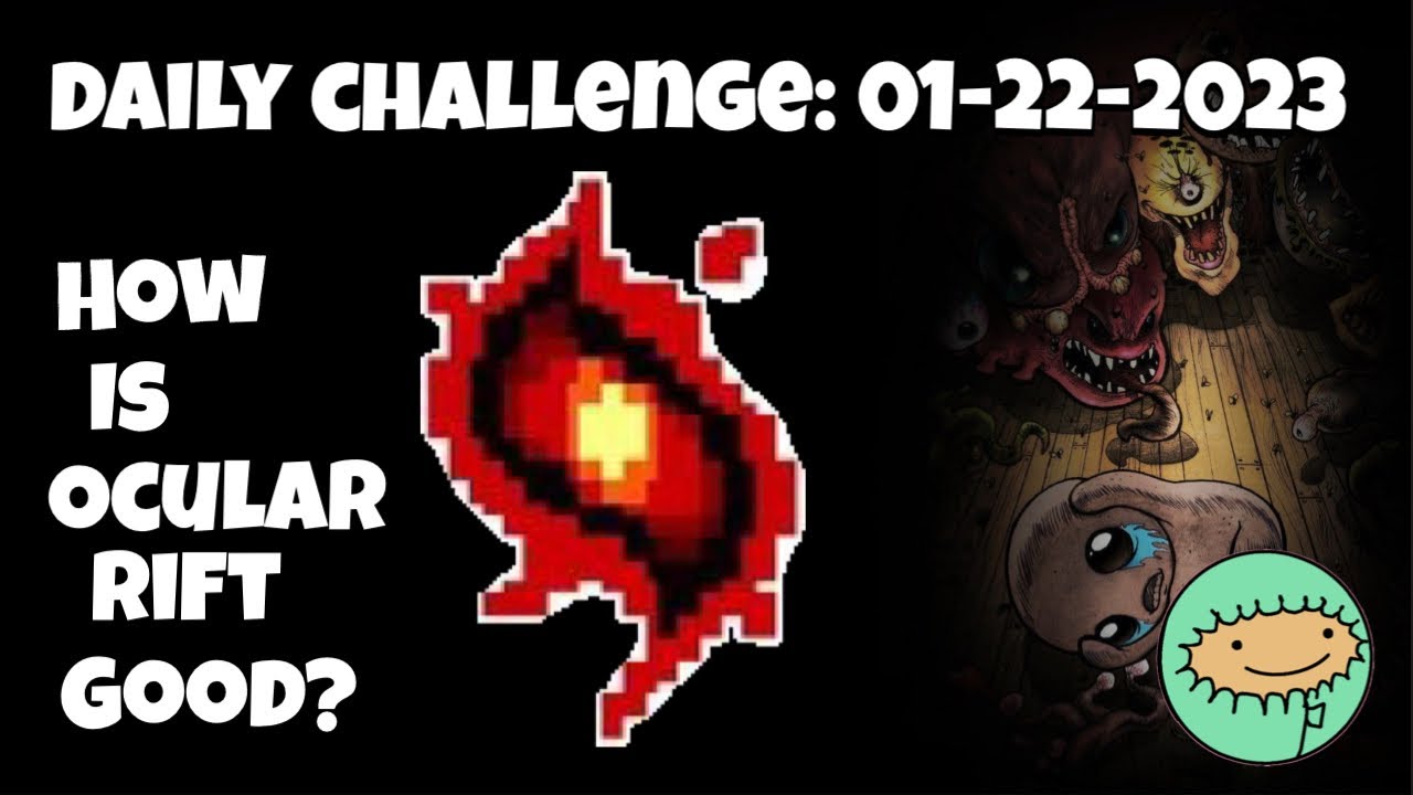 How is Ocular Rift Good? (TBOI: Daily Challenge 01-22-2023) - YouTube