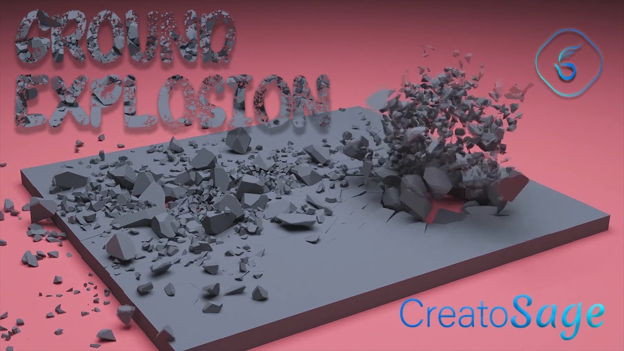 Ground explosion TyFlow - YouTube