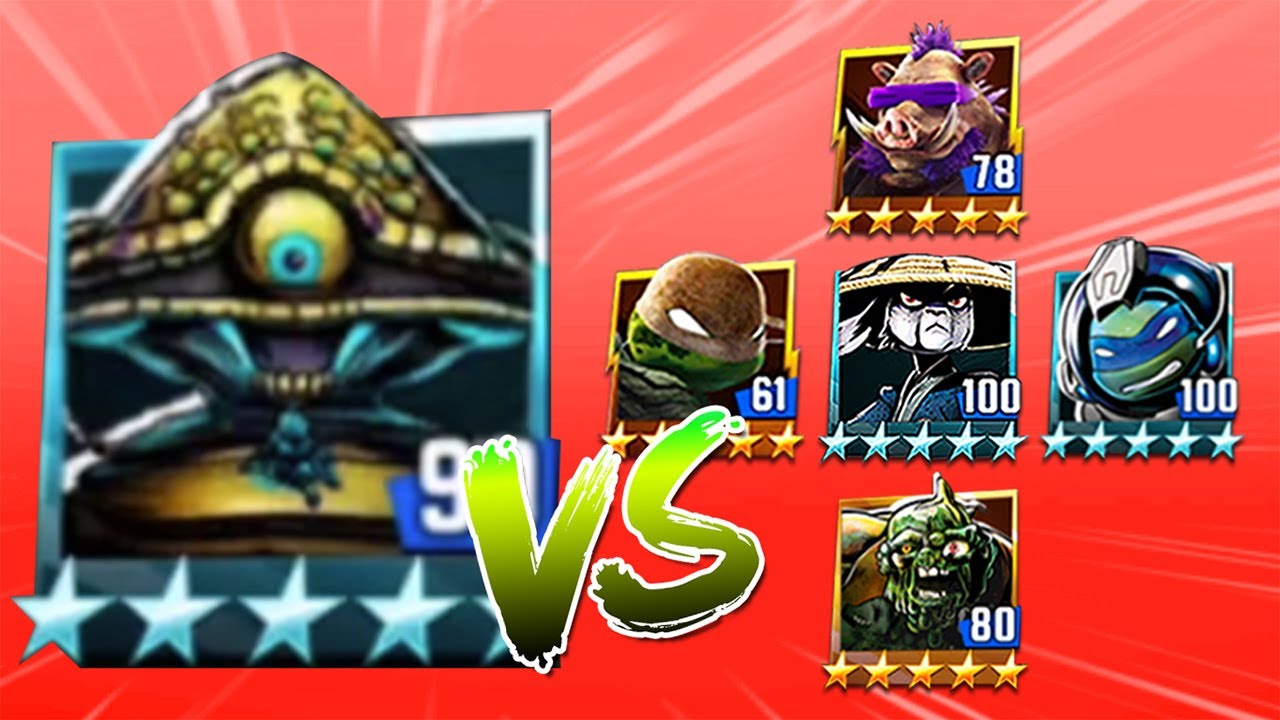 TMNT Legends Fungus Humungous The Mushroom BOSS - YouTube