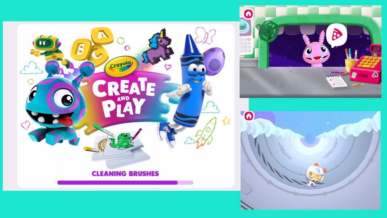 CRAYOLA Create & Play Video Game Episode 1 - Racing ~ Cooking ~ Fun ...