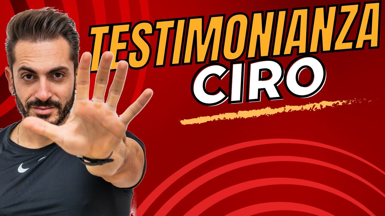 Testimonianza Ciro - Ecco come ha ripreso in mano la sua vita ( ed il ...