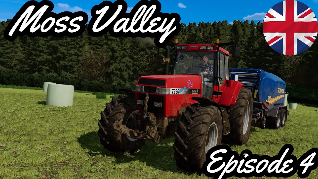 *New Series*-Silage Baling In Style-Episode 4-Moss Valley-Fs22 PS5 ...