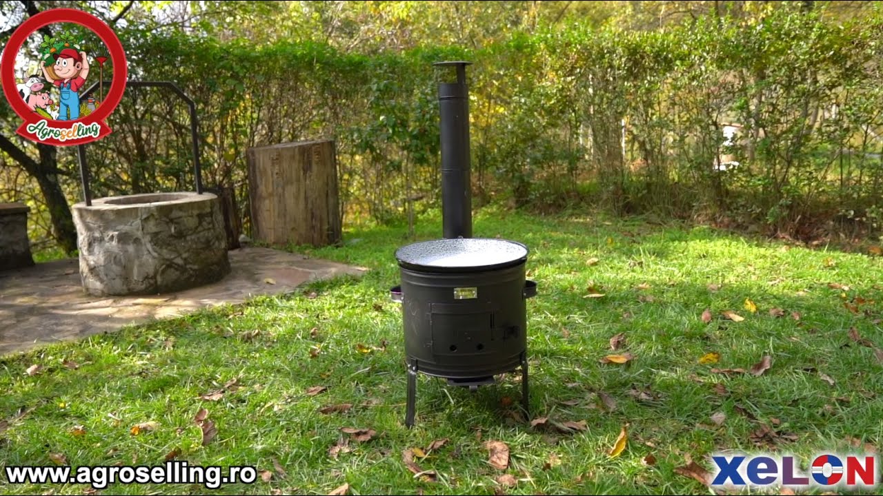 Oala friptura, gratar tip grill, pentru soba XELON, www.agroselling.ro ...