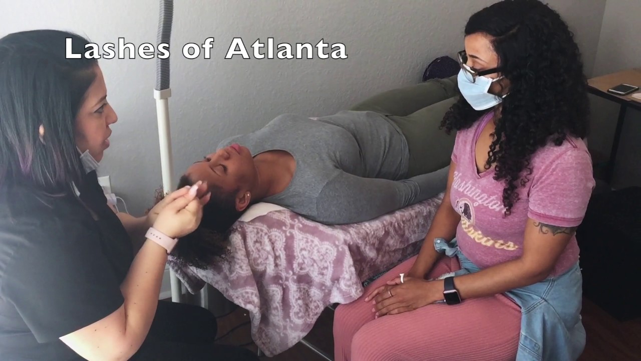 Eyelash Technician Training with Lashes of Atlanta - YouTube