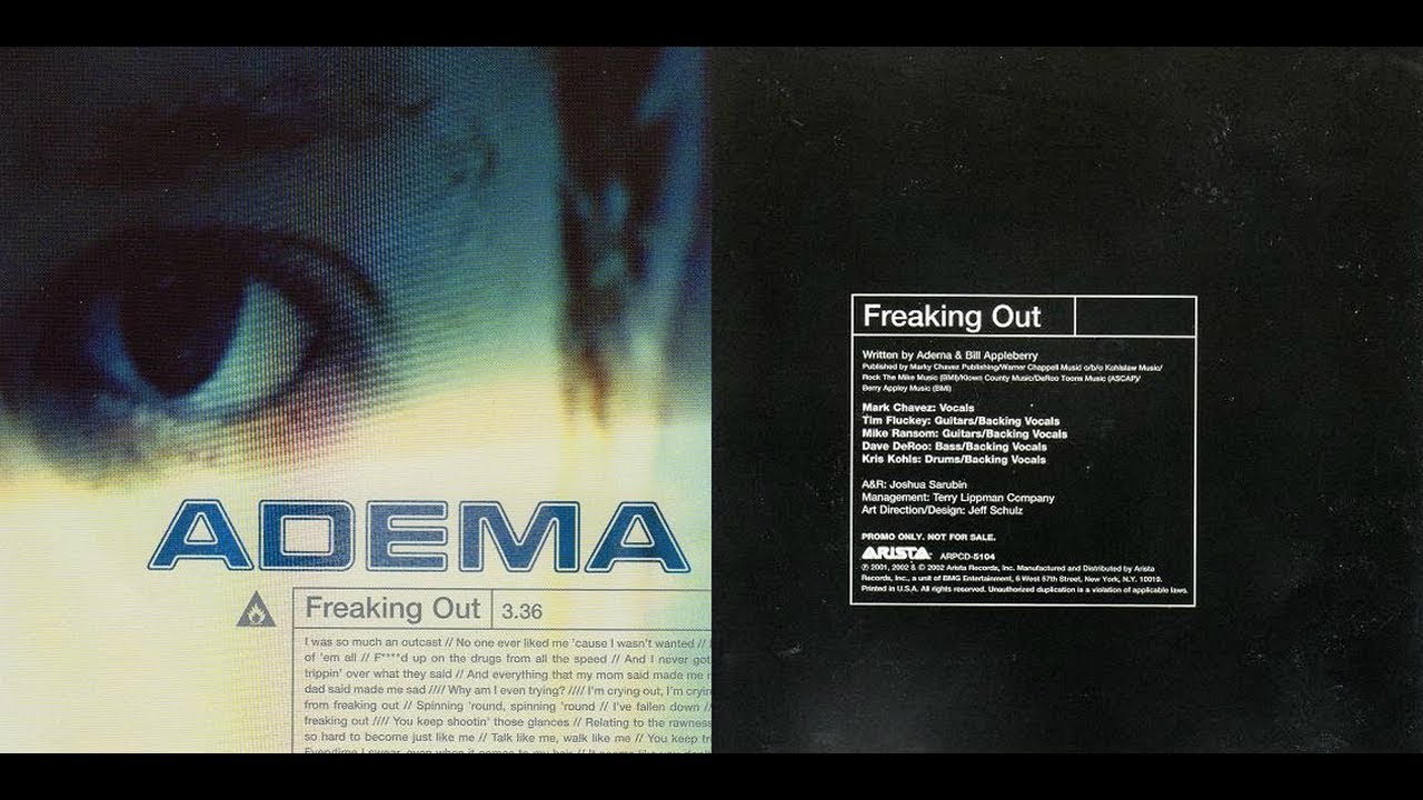Adema - Freaking Out (Album Version)[Lyrics] - YouTube