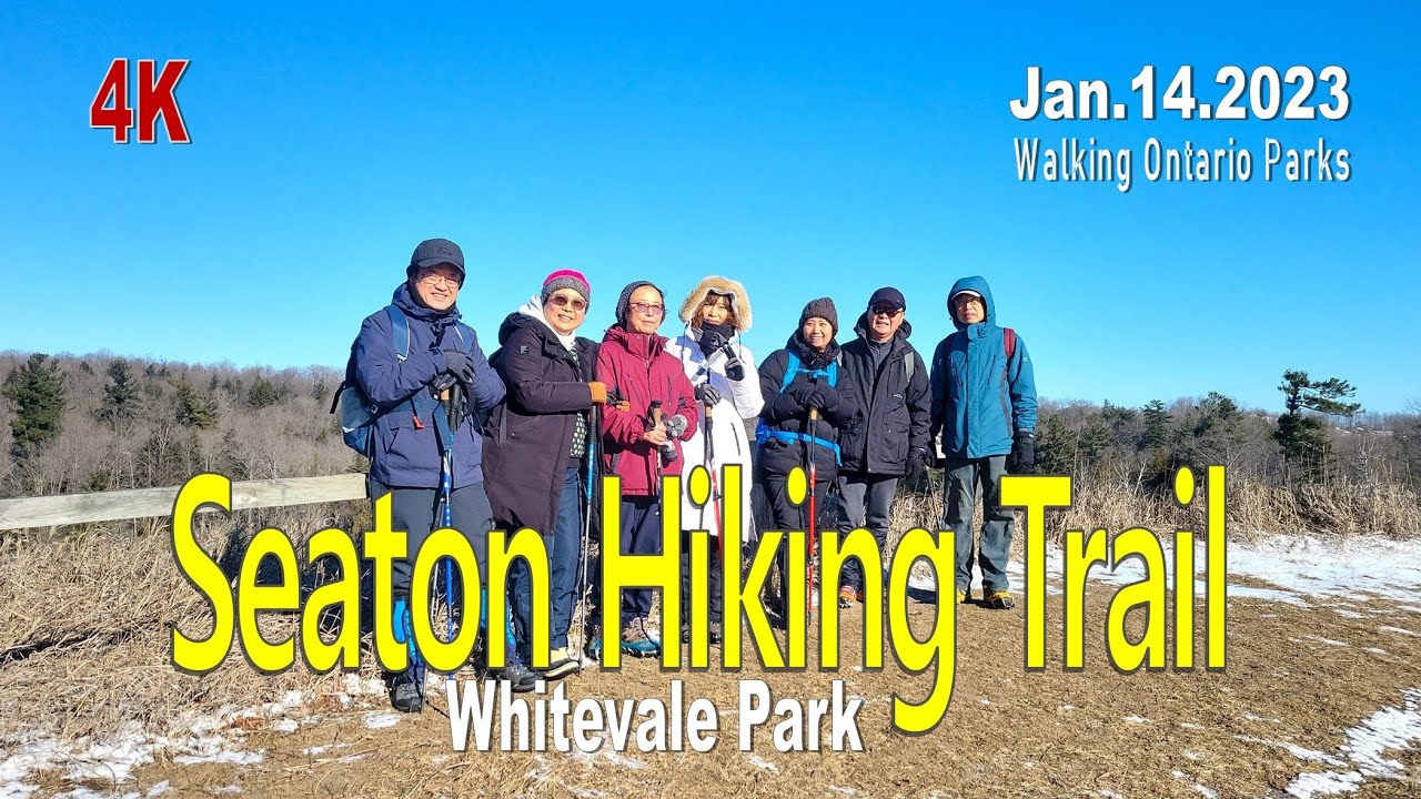 [4K] Seaton Hiking Trail, Whitevale Park, #1, [2023.01.14] - YouTube