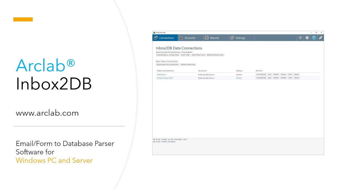 Arclab® Inbox2DB | Email to Database Parser Software - YouTube