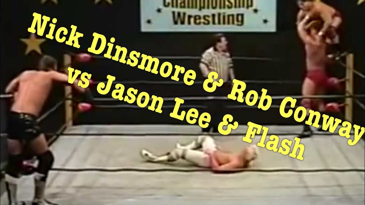 Nick Dinsmore & Rob Conway vs Jason Lee & Flash OVW TV #7 Feb. 28, 1998 ...
