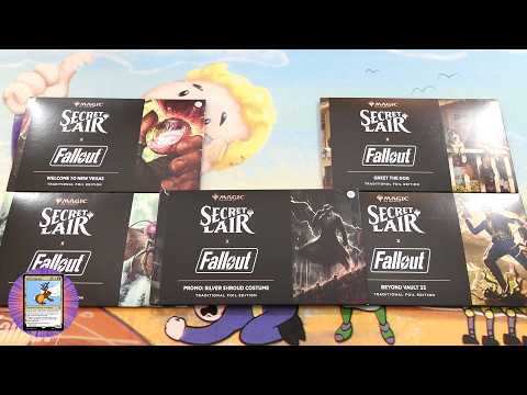 MTG Secret Lair: Fallout Superdrop Foil Unboxing