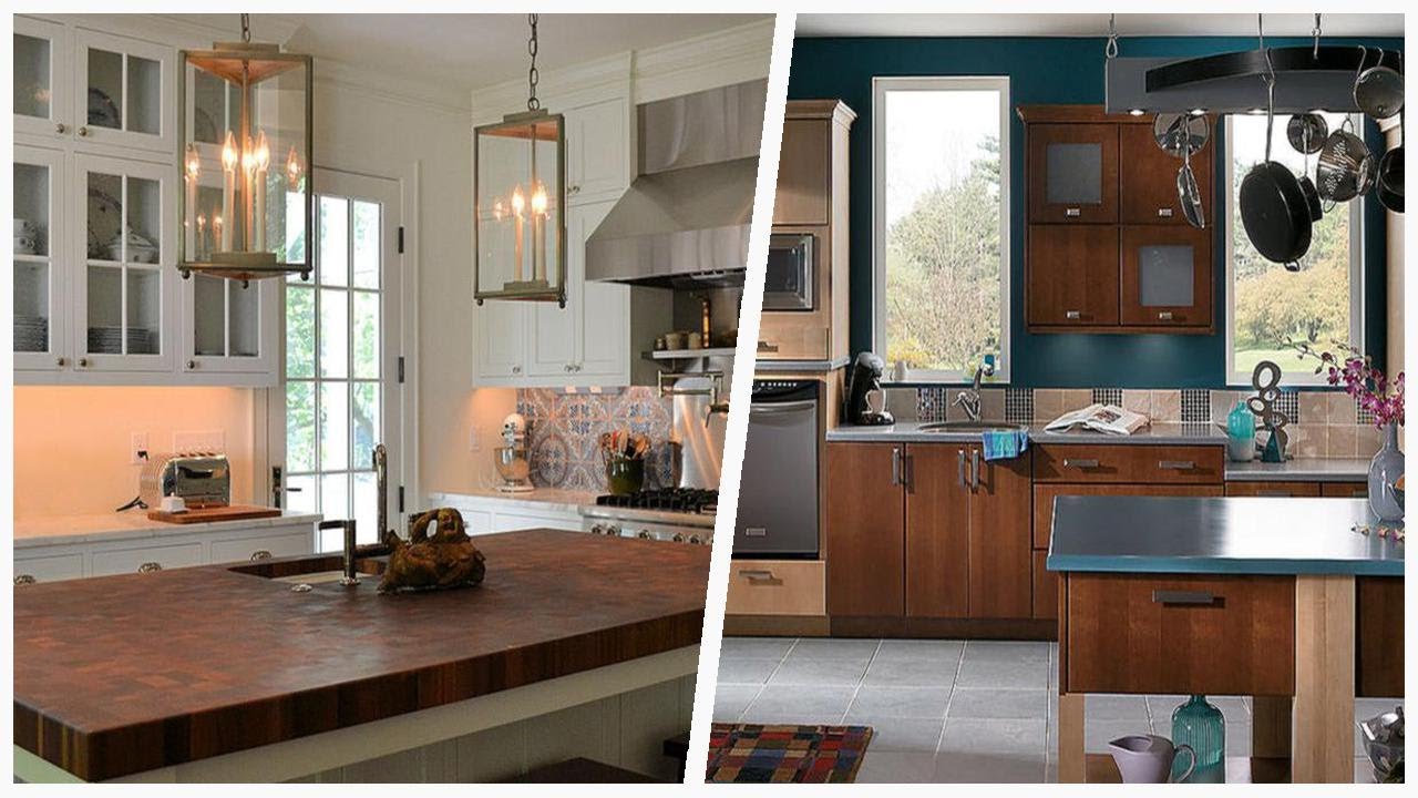 75 L-shaped Kitchen With Cement Tile Backsplash Design Ideas You'll Love 🥰 - YouTube