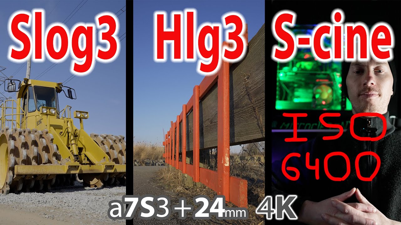 Sony A7Siii Slog3 vs Hlg3 S-cinetone + Low Light/Skin tone - YouTube