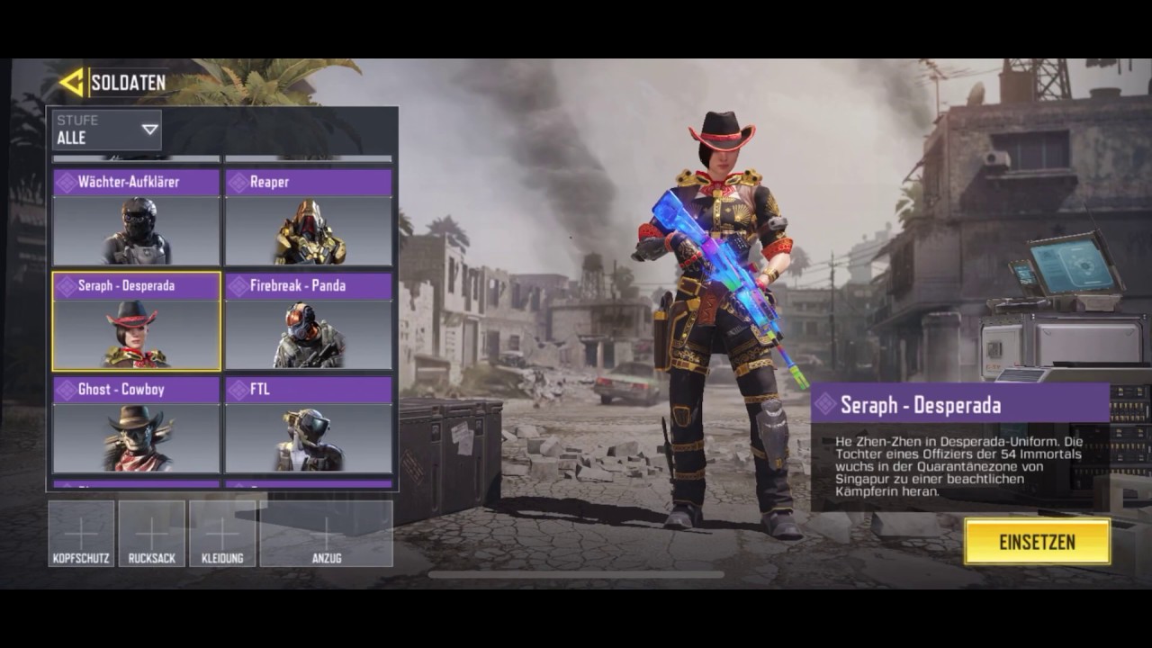 Seraph Desperada || Call of Duty: mobile - YouTube