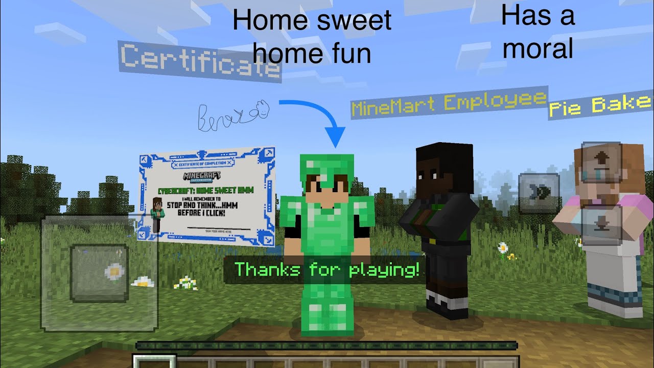 Playing Minecraft mod: home sweet hmm - YouTube
