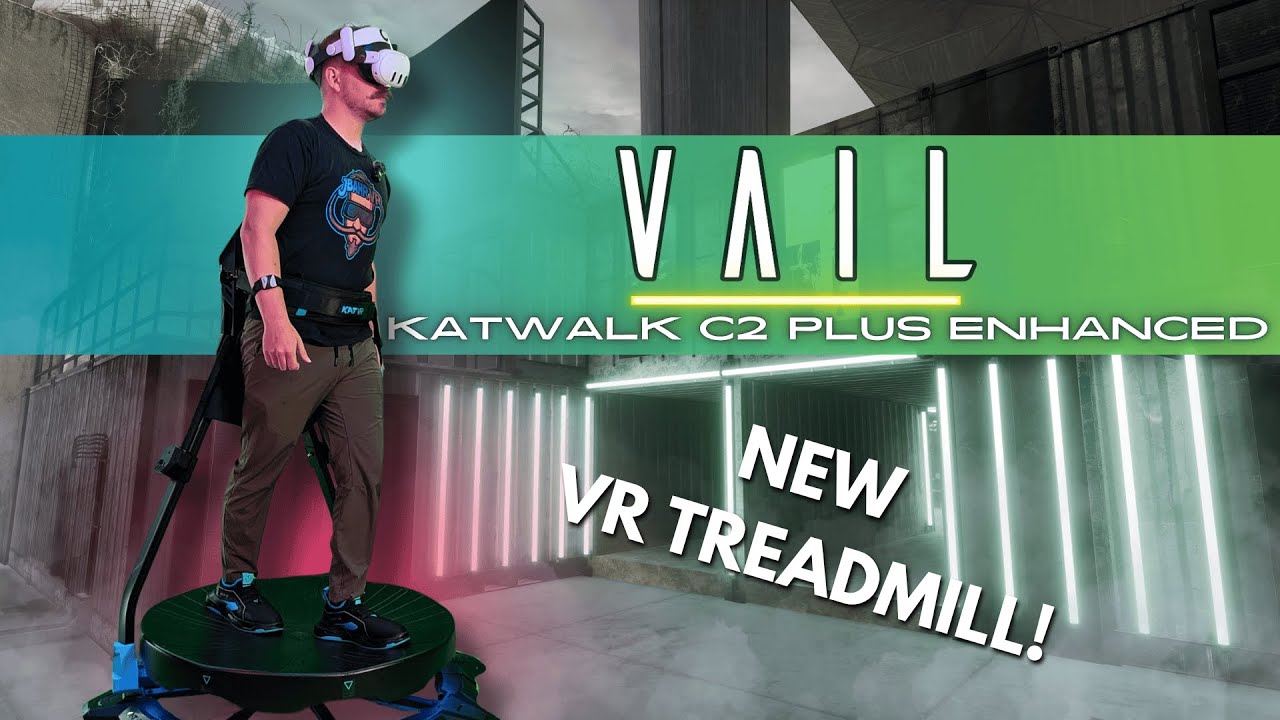 New Kat VR Treadmill! Happy to be back - Jumping into some VAIL while ...