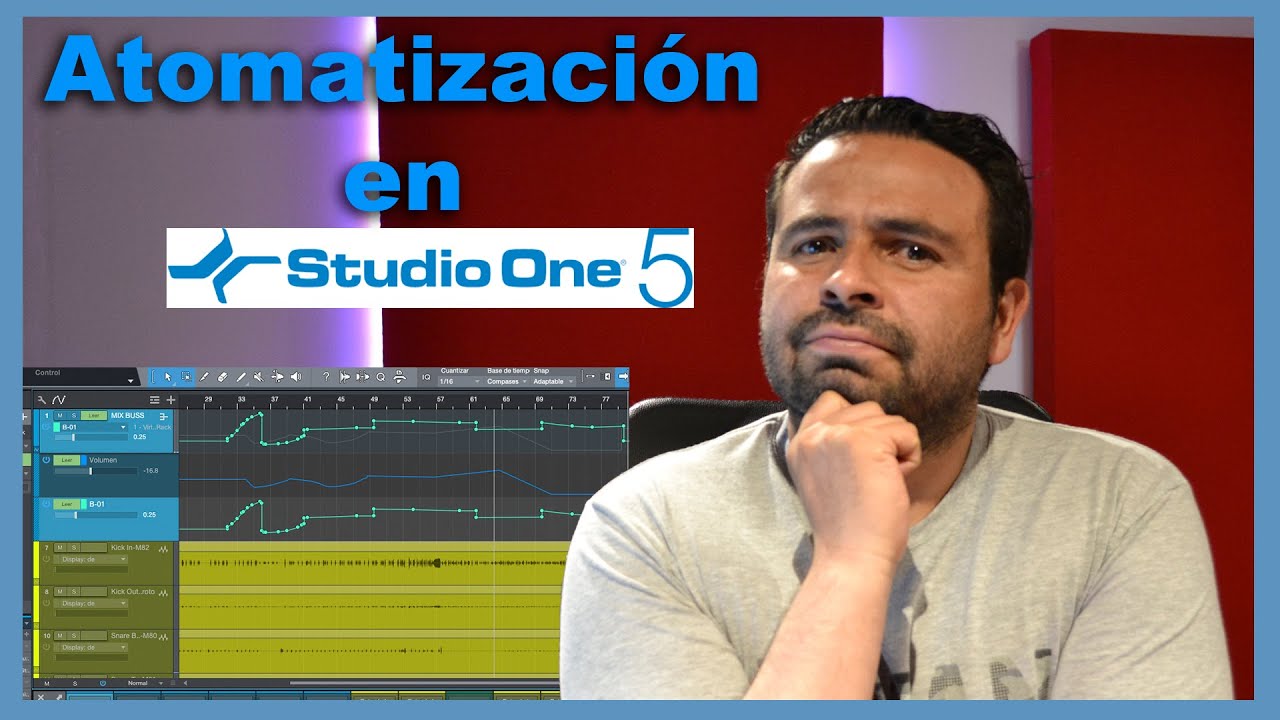 Como hacer AUTOMATIZACIÓN en STUDIO ONE - ¡Son muy fáciles! - YouTube