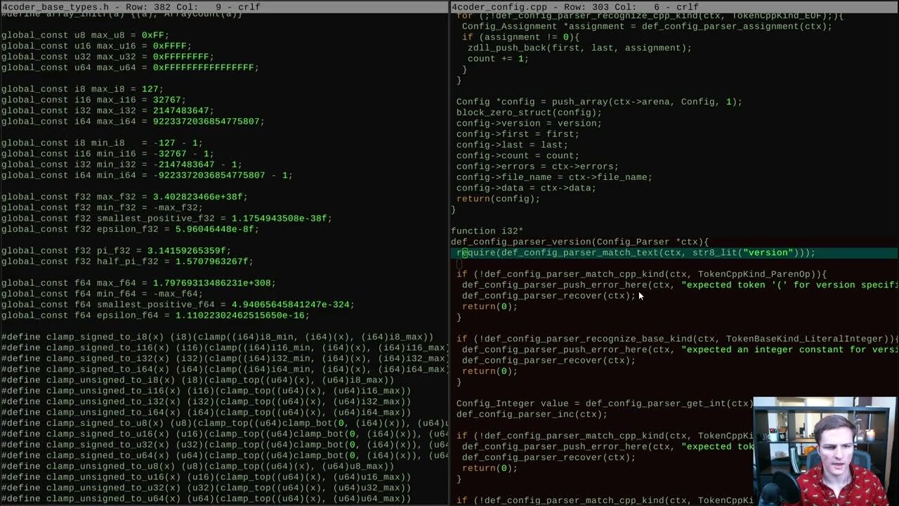 (09.20.2024) 4coder Friday - The Config & Project System Mess - YouTube